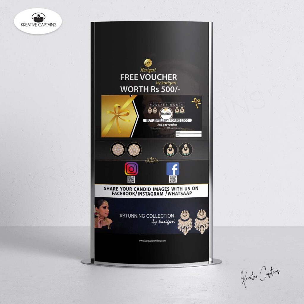 Standee Design – Kreative Captains