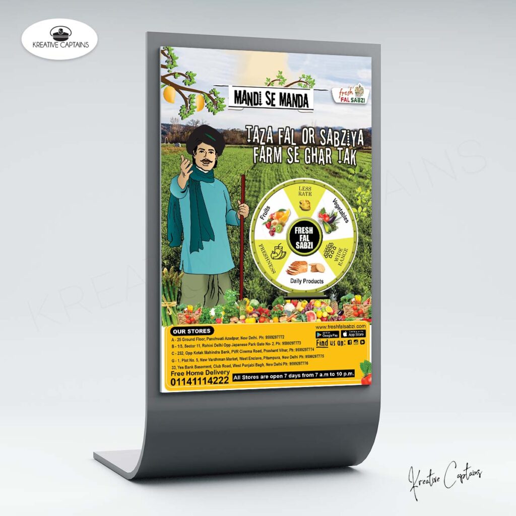 Standee Design – Kreative Captains