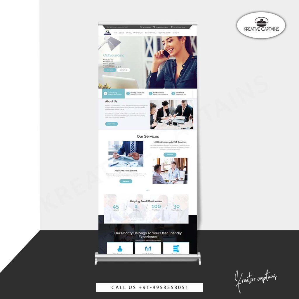 Standee Design – Kreative Captains