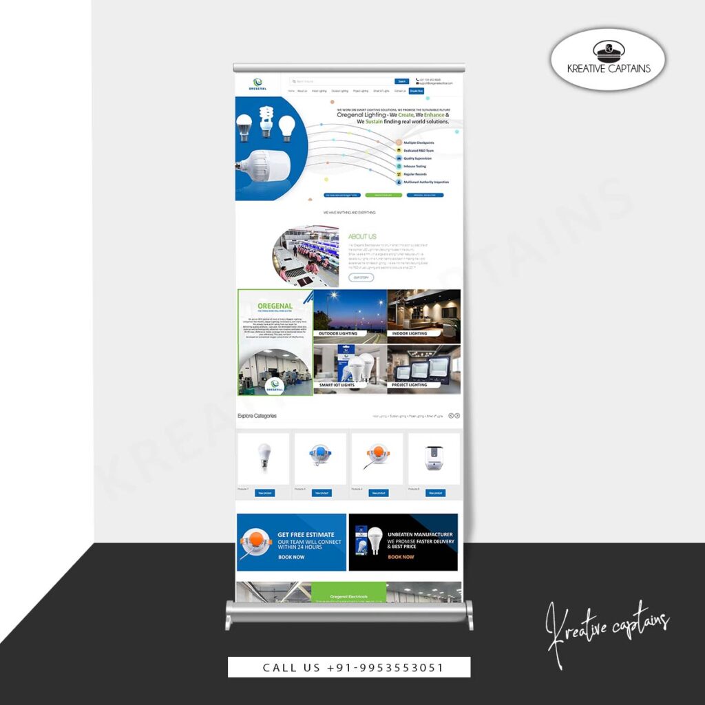 Standee Design – Kreative Captains